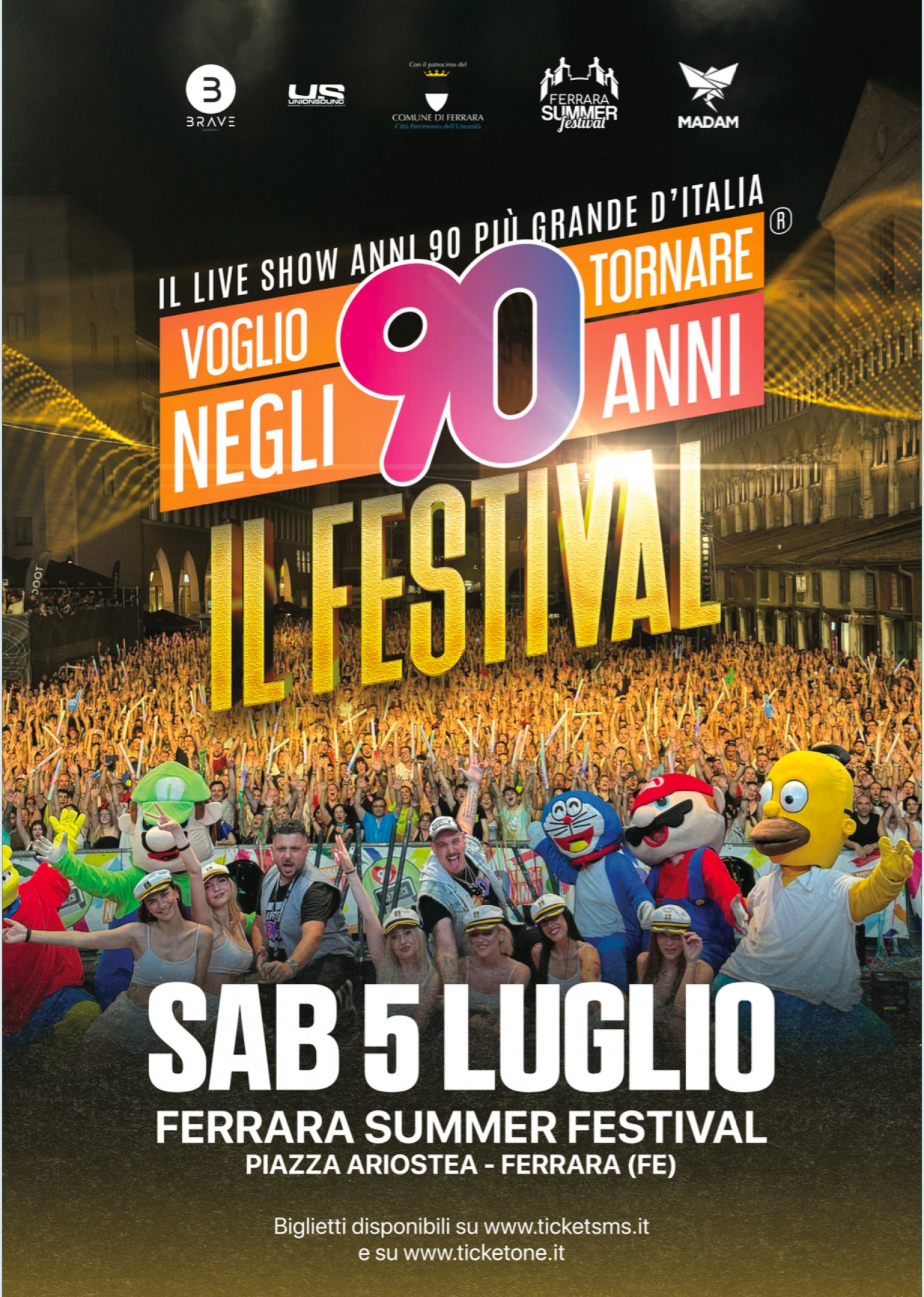 VOGLIO TORNARE NEGLI ANNI 90 al FERRARA SUMMER FESTIVAL 2025 - InFerrara