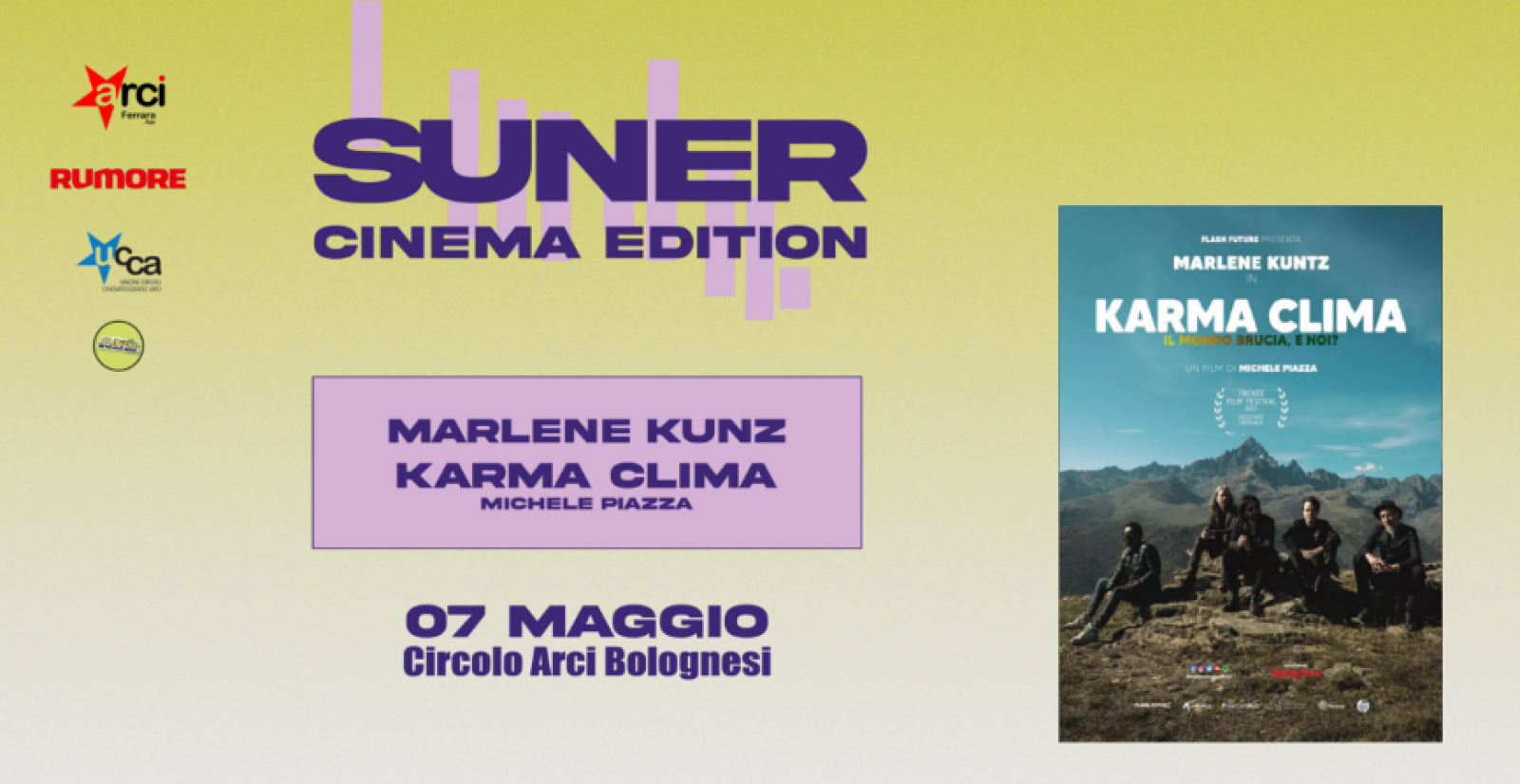 SunEr Cinema Edition: “Karma Clima” al Circolo Arci Bolognesi - InFerrara