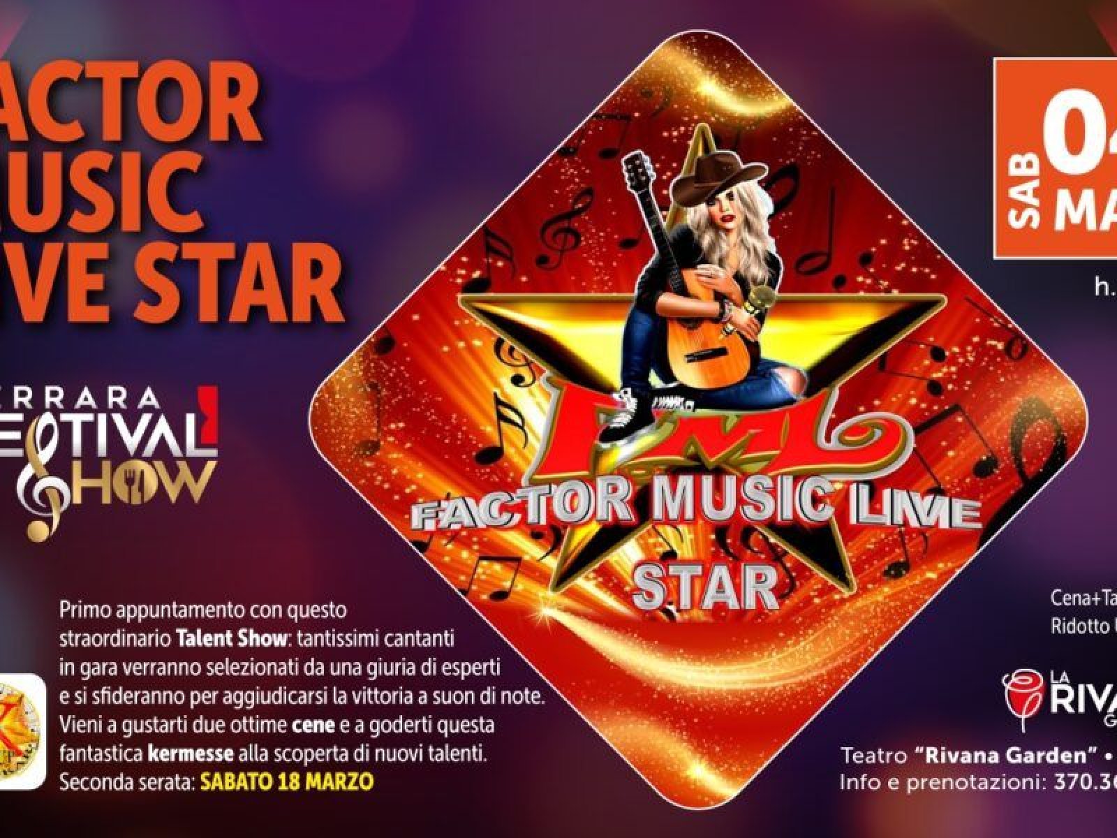 FACTOR MUSIC LIVE STAR (1a parte) - InFerrara