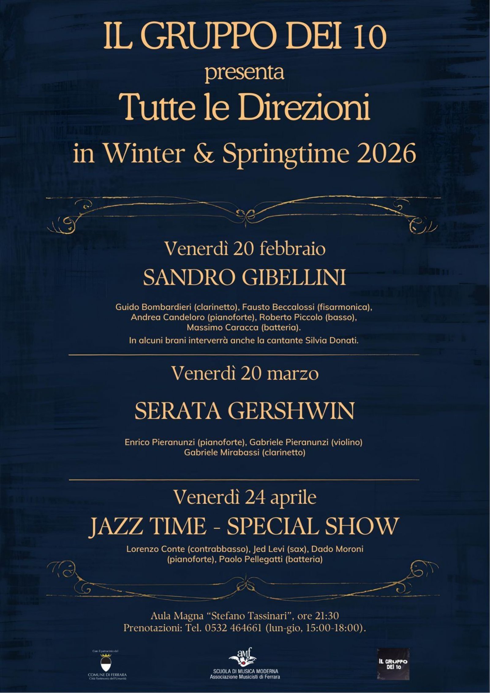 TUTTE LE DIREZIONI IN WINTER & SPRINGTIME 2026 - InFerrara